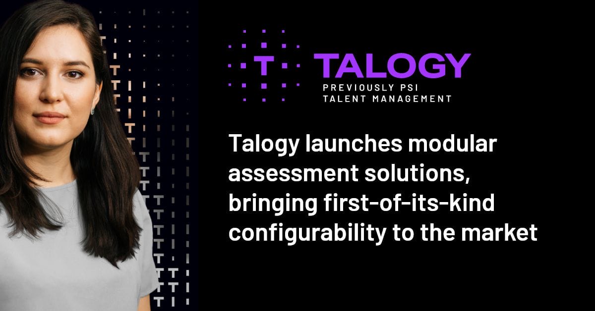 Talogy launches innovative configurable assessments | Talogy